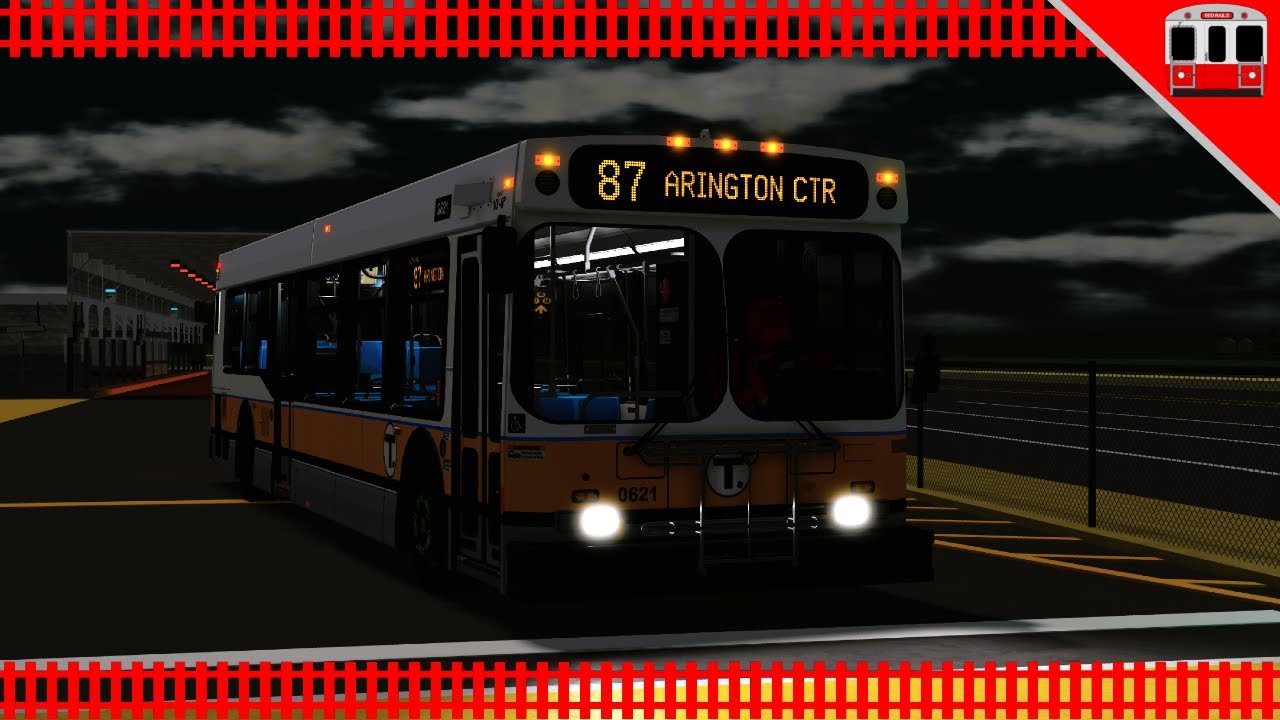 MBTA Roblox | Route 87 Lechmere - Arlington Center [NFI D40LF 0621 ...