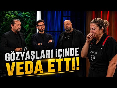 Masterchef de gözyaşları sel oldu kim elendi veda eden isim belli oldu! 