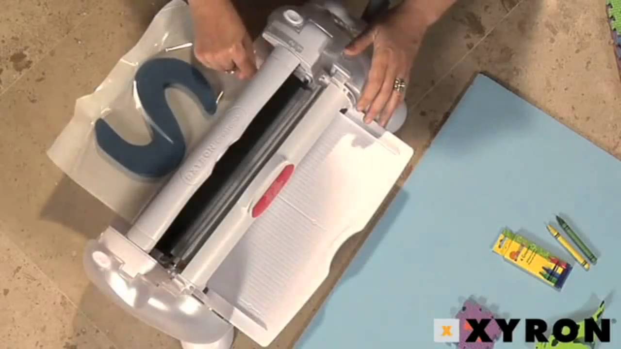Xyron Creatopia Application of Adhesive to Thick Items Demo - YouTube