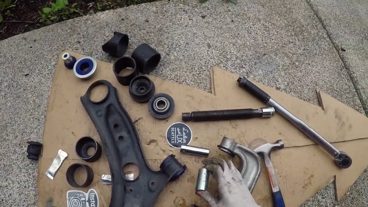 Golf R MK7.5 installing camber plates, deadset kit and polyurethane ...