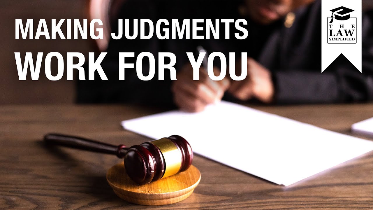 Making Judgments Work For You - YouTube