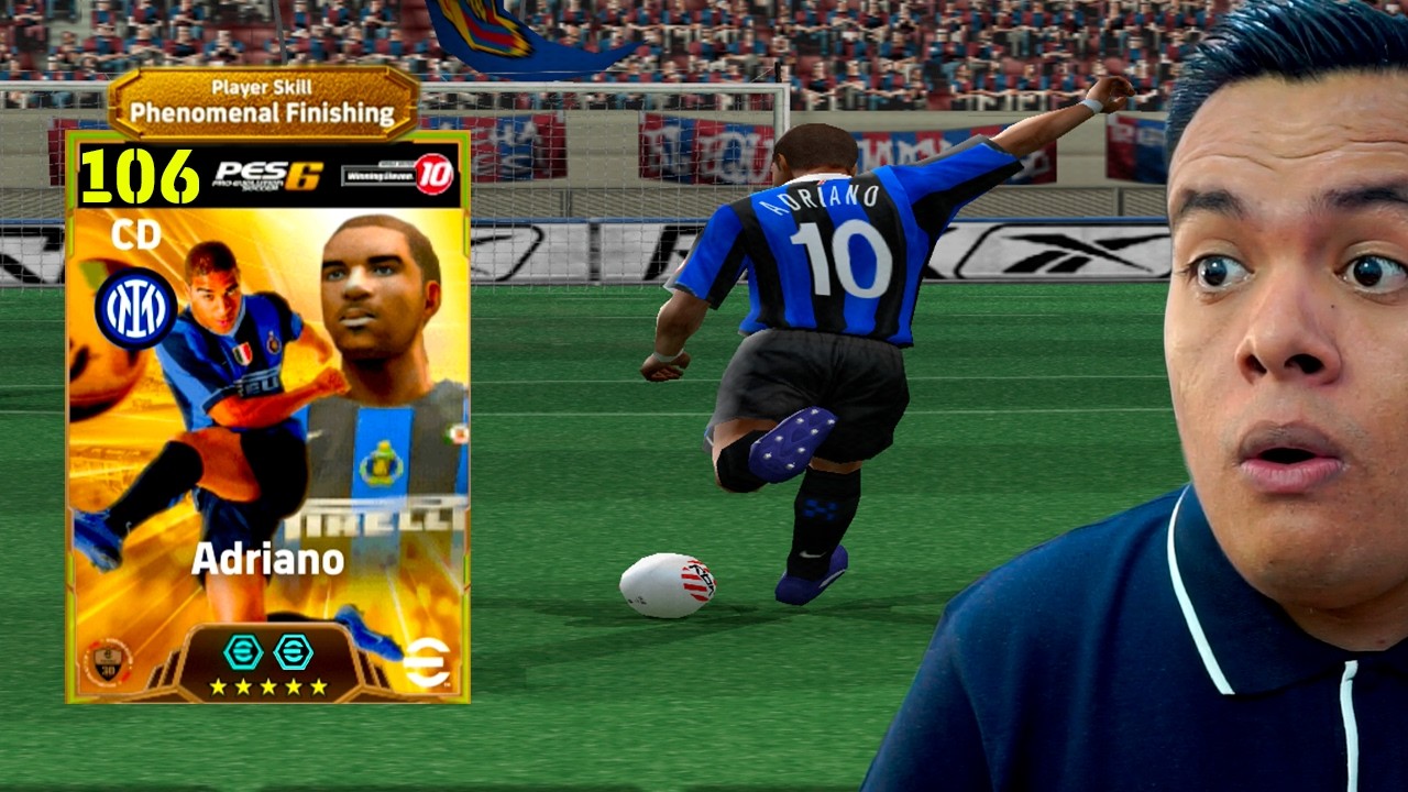 ADRIANO, Pero con su Nueva Carta EPIC del PES 6 al Máximo (eFootball ...