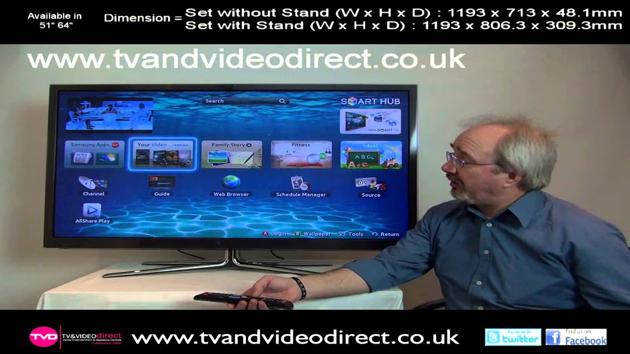 Samsung E8000 (PDP E8000) Series 8 Plasma TVs at TV and Video Direct ...