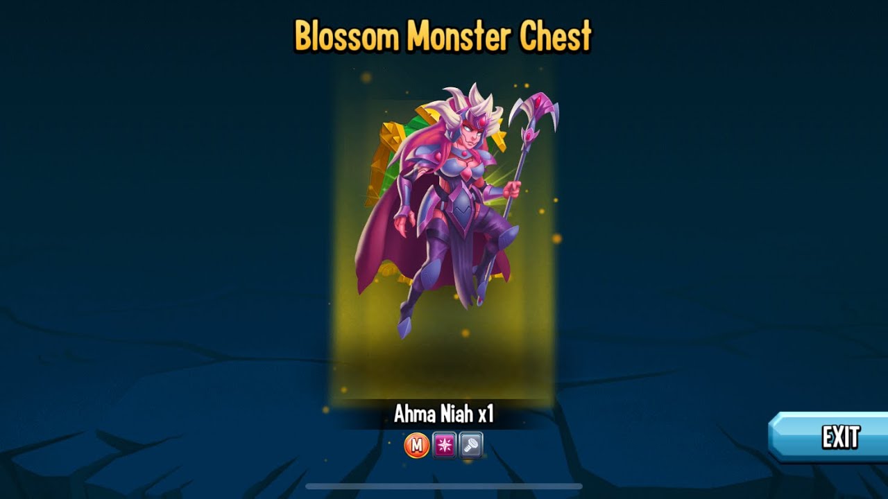 Getting Mythic Monster “Ahma Niah” from Blossom Monster Chest in ...