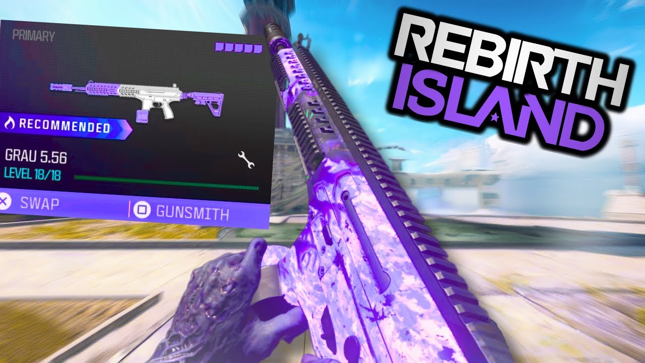this GRAU 5.56 Goes Crazy on REBIRTH ISLAND ! 👍 (WARZONE) - No ...