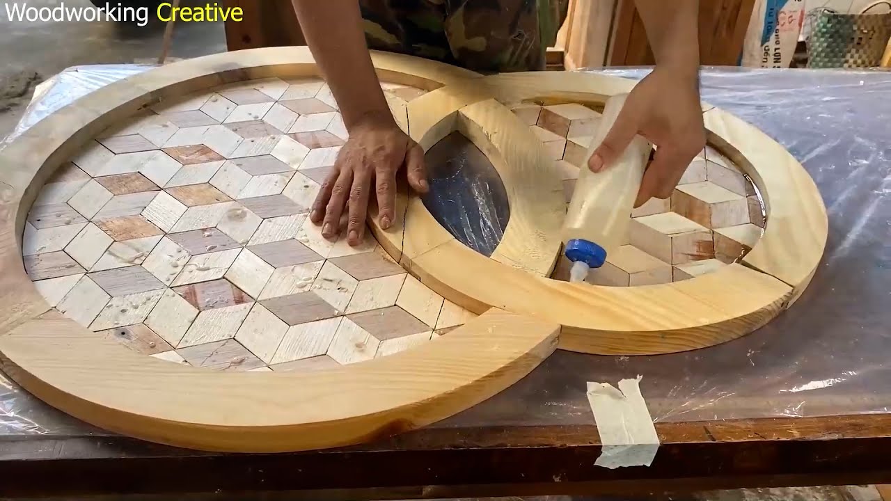 Project Of Reusing Scrap Wood And Pallets To Create A Stylish And ...