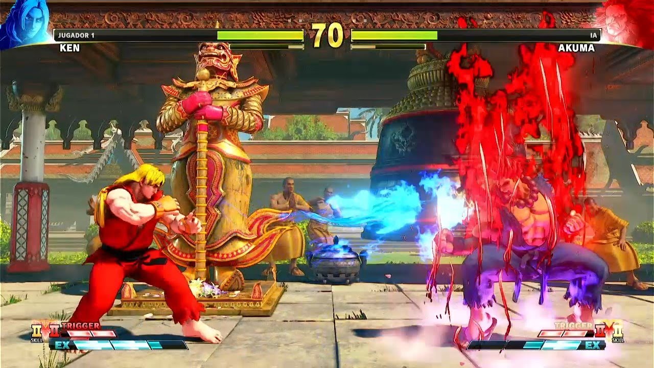 KEN VS AKUMA - STREET FIGHTER V - YouTube
