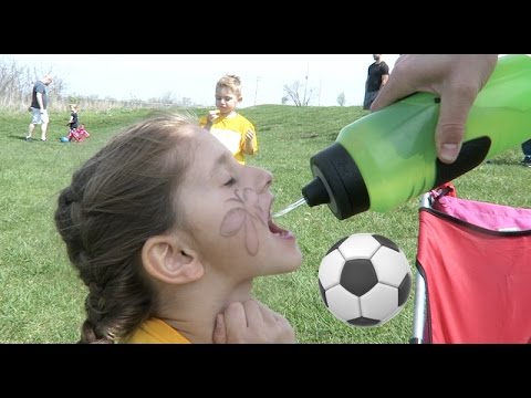 Emma and Cooper's First Soccer Practice with Coach DAD - YouTube