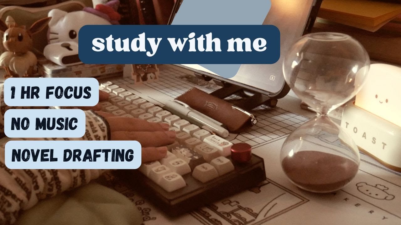 1 hour quiet keyboard study 🩵 epomaker th66 pro 🍂 no music - YouTube
