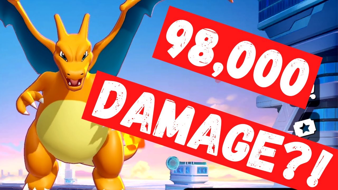 NEARLY 100K DAMAGE!? - Pokemon Unite Charizard Gameplay - YouTube