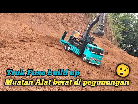 Truk fuso build up Trado loss di turunan curam 🤣 || cerita lucu ...