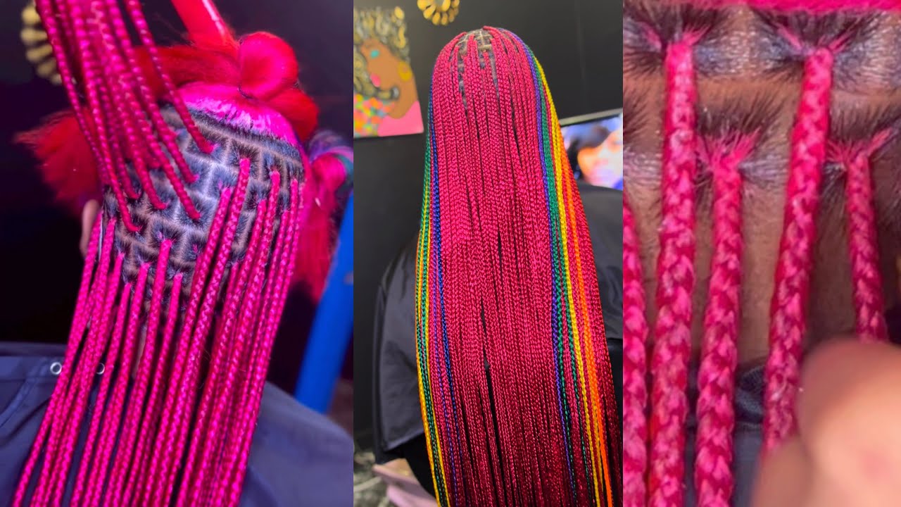 HOW TO PART KNOTLESS BRAIDS TUTORIAL | DETAILED - YouTube