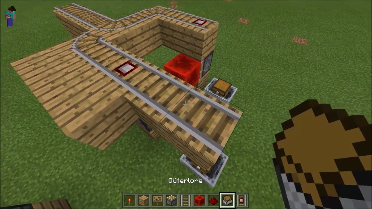 Automatische Weiche in Minecraft - YouTube