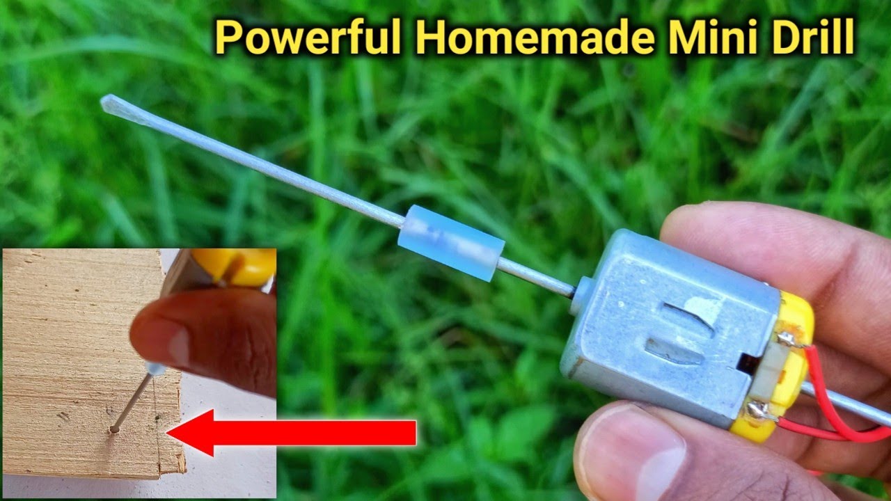 How to make Drill Machine | and | Drill bit | at Home - YouTube