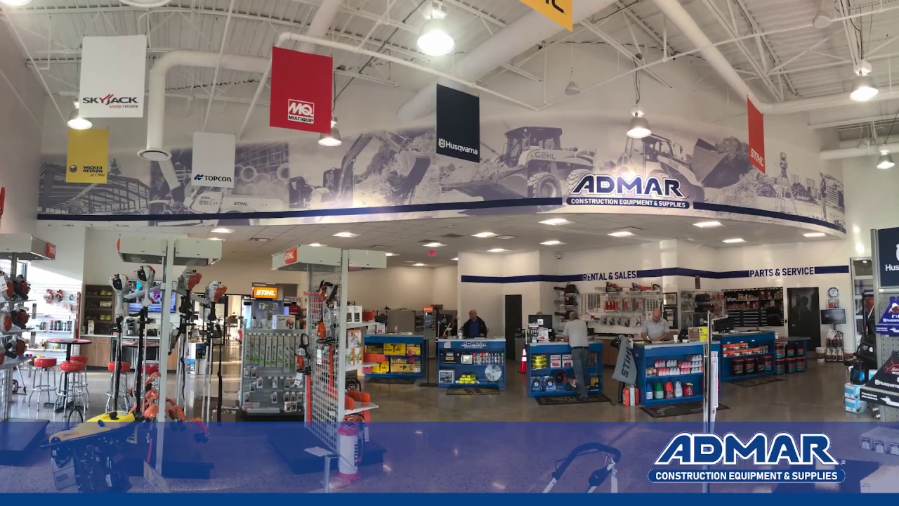 ADMAR Rochester showroom mural installation - YouTube