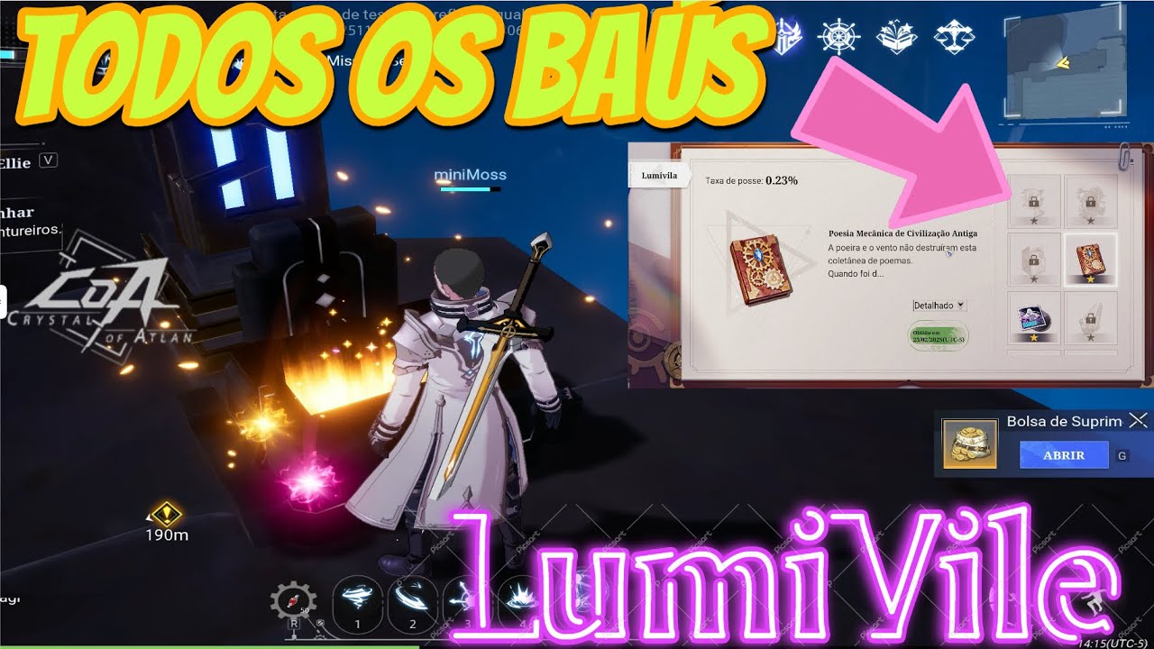Crystal Of Atlan encontre todos os baus em Lumivile - YouTube