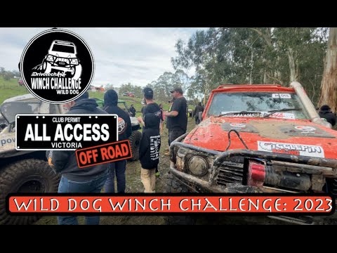 Wild Dog Winch Challenge 2023: Serious Winching Serious Mud - YouTube