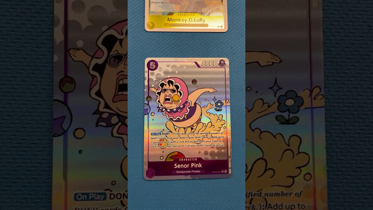 Senor Pink Alt Art Rare from set Royal Blood #tcg #tradingcards # ...
