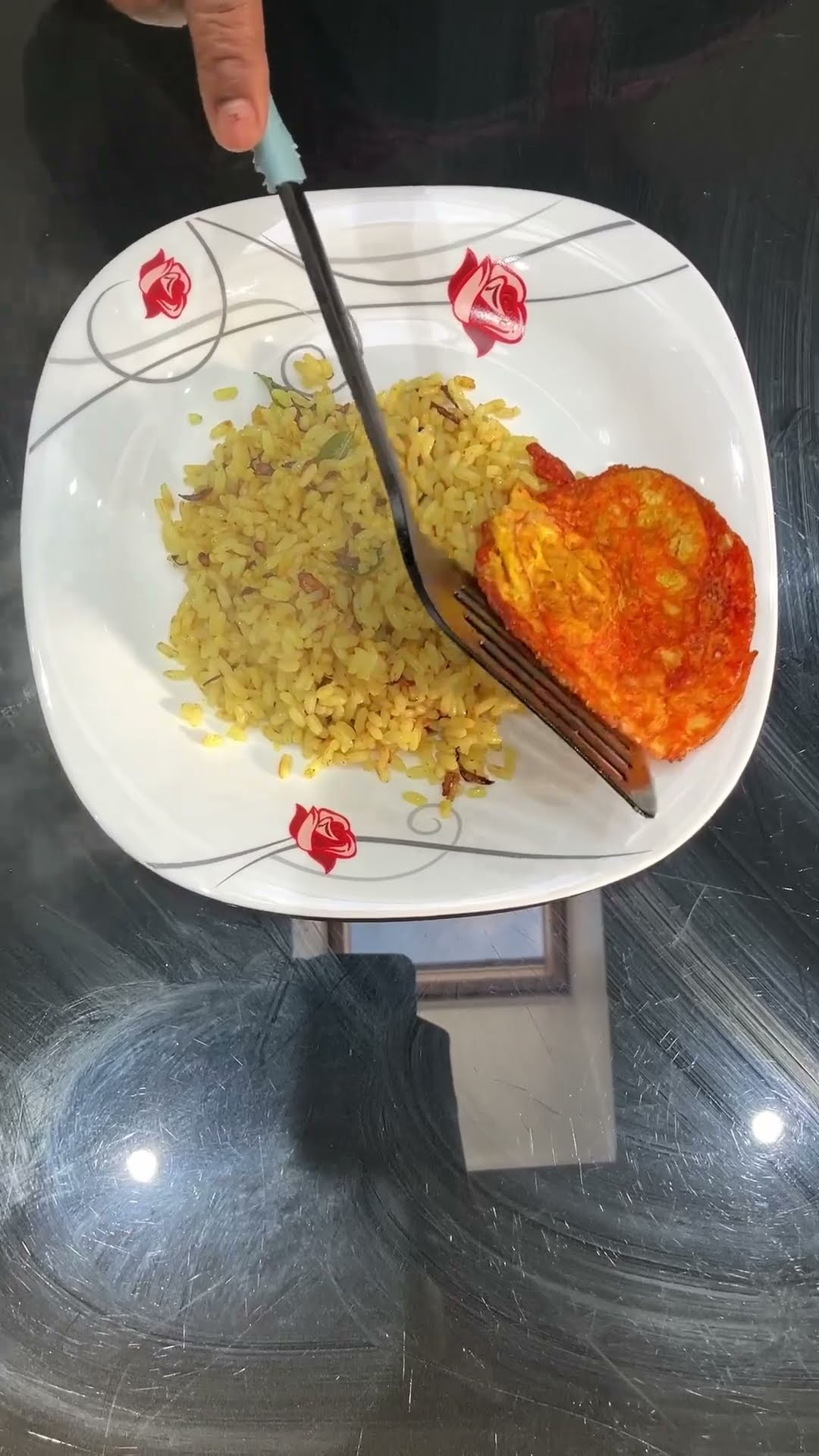 Ulli choru and motta molagitathu😍😋#food #malayalam #viral #rice #lunch ...