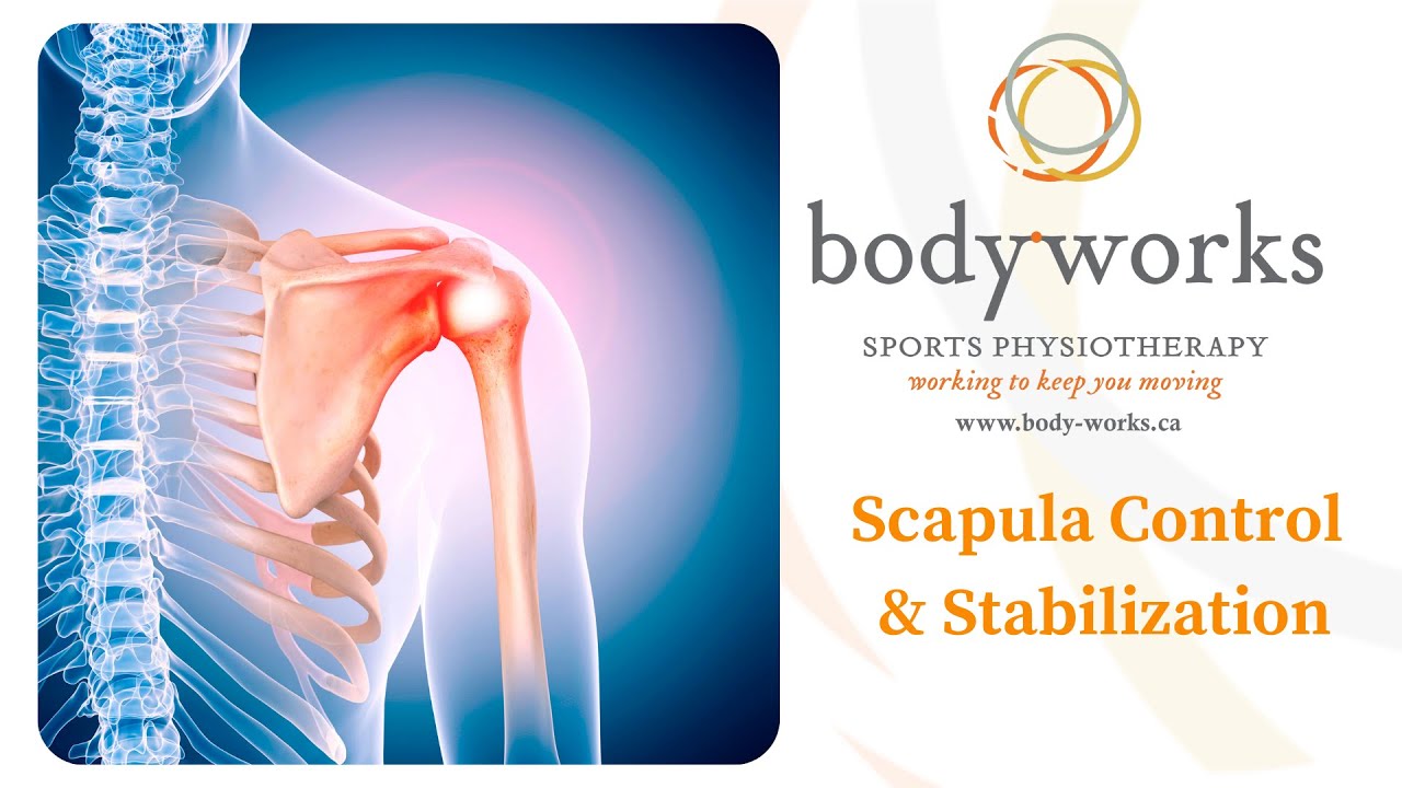 Scapula control and stabilization exercise - YouTube