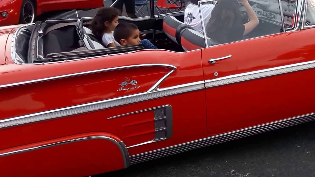 Dope 58 Chevy Impala rag top Lowrider - YouTube