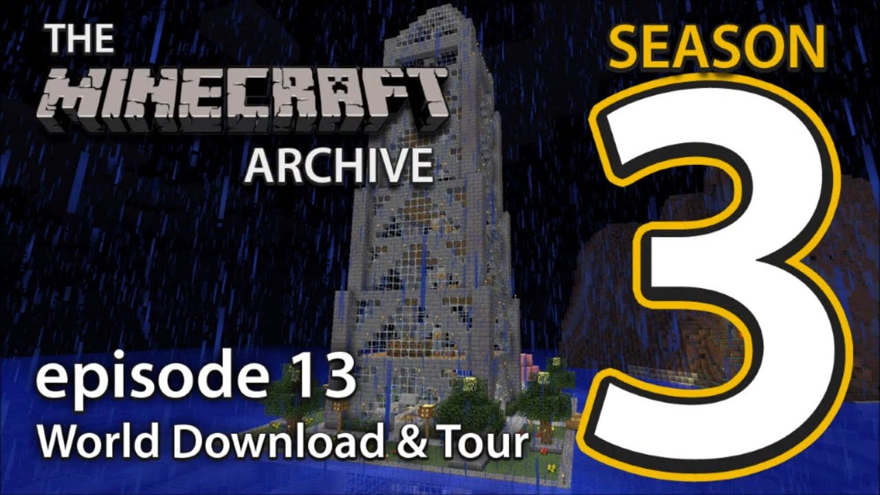 The Minecraft Archive S3E13: World Download & Tour (Jared3118) - YouTube