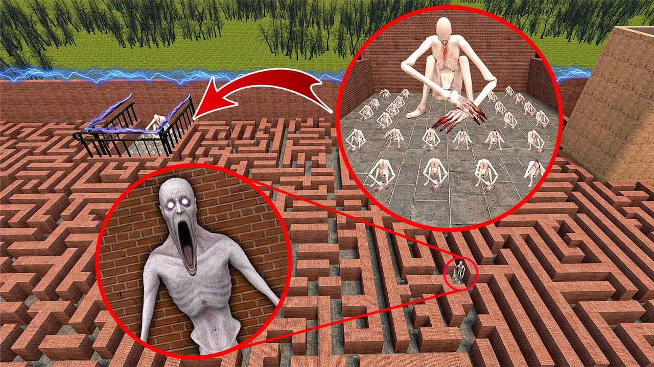 SCP-096 Locked in Electric Maze – Impossible Escape? - YouTube