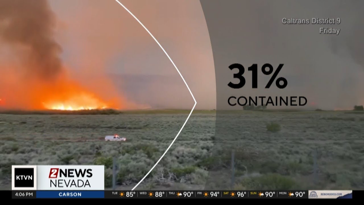 Inn Fire remains 31% contained; U.S. 395 reopens and evacuations lifted ...