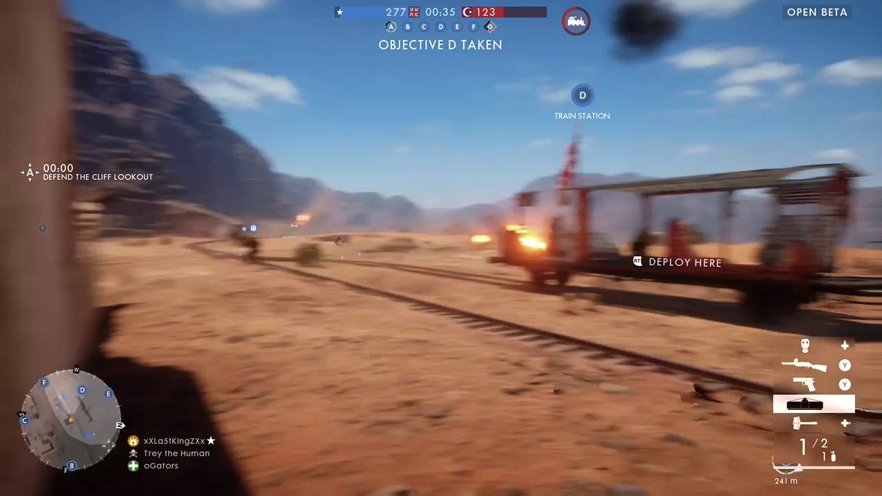 Battlefield 1 how to blow up train - YouTube