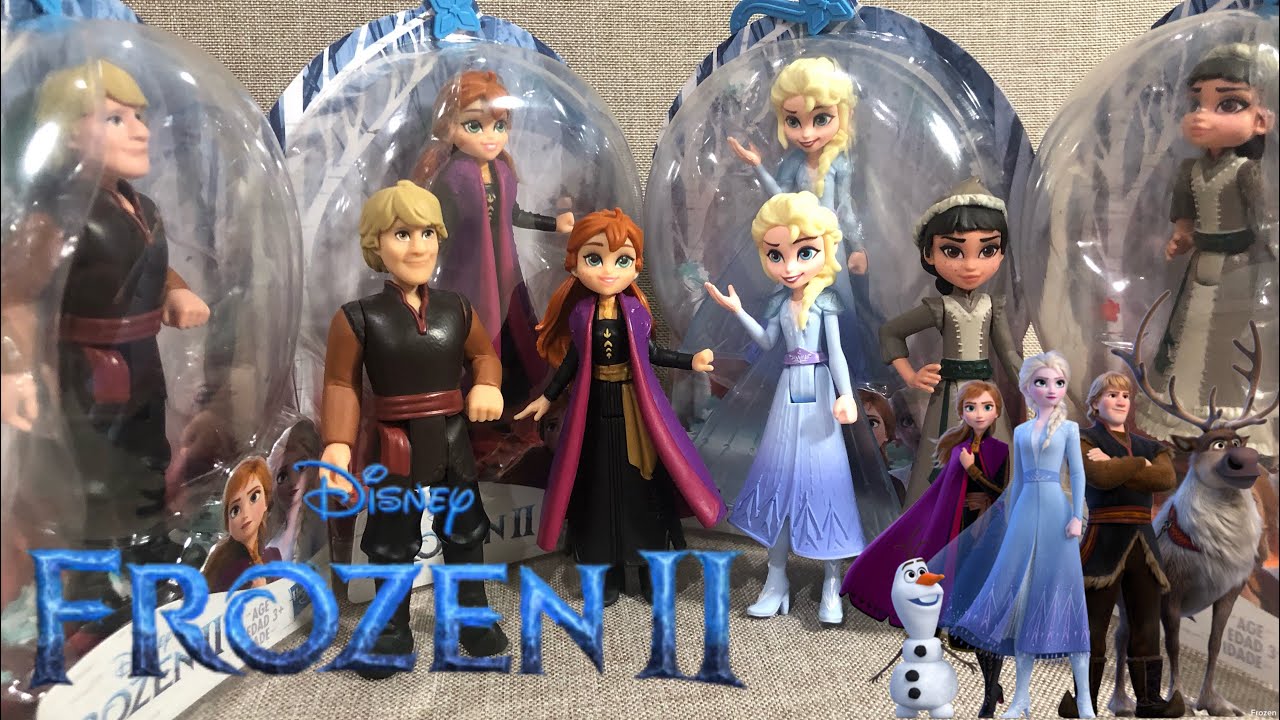 Abriendo personajes mini de frozen 2 - YouTube