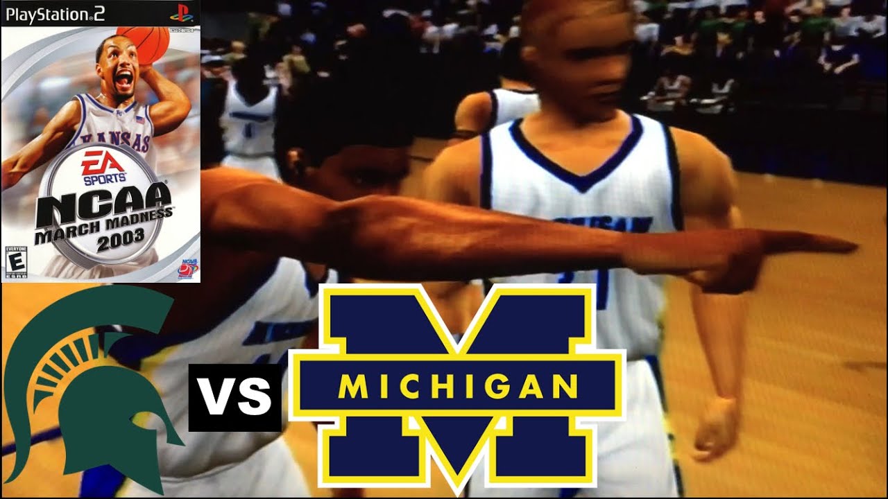 NCAA March Madness 2003: Michigan State Spartans VS Michigan Wolverines ...