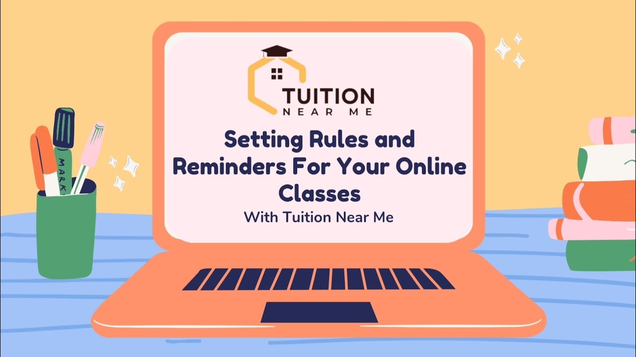Setting Rules And Reminders For Your Online Classes - YouTube