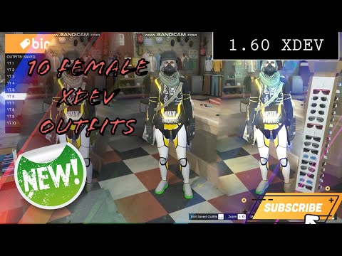 GTA V Online 1.60 || *XDEV OUTFIT EDITOR* || 10 FEMALE MODDED OUTFITS ...