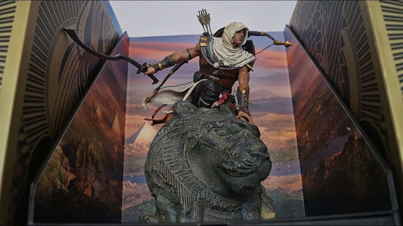 Assassin's Creed Origins Gods Edition Statue - YouTube