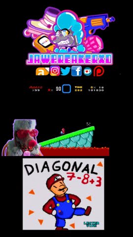 Diagonal Mario the TROLL ROM Hack! #shorts - YouTube
