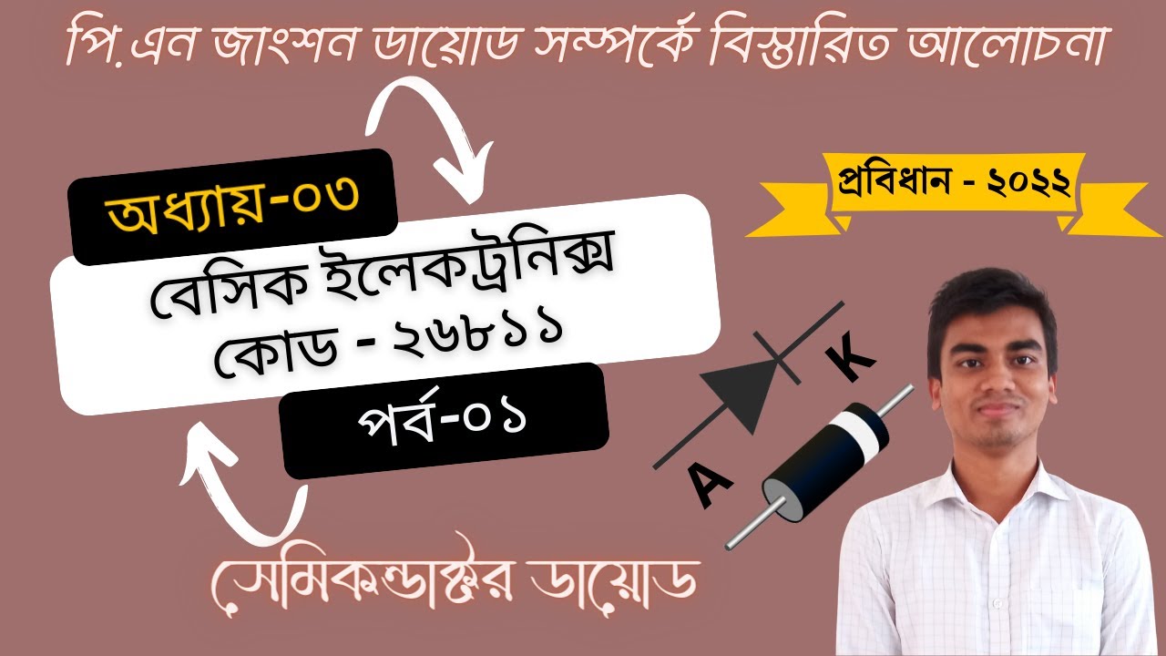 Basic Electronics | Chapter 3 | Semiconductor Diode full explanation | Reading Room - YouTube