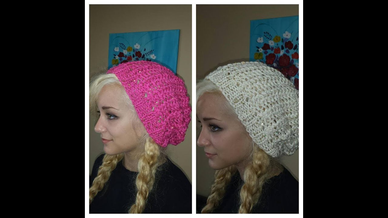 How to knit a hat and scarf set easy and fast to make - with Ruby ...