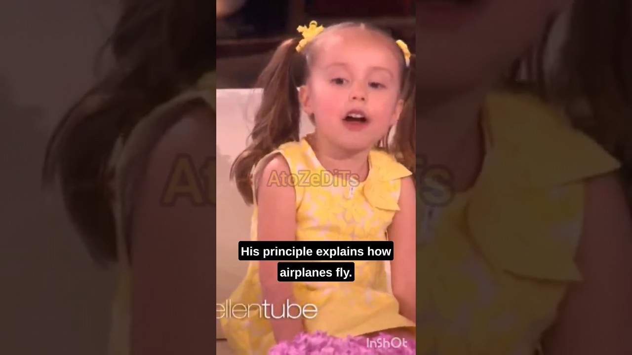 Genius Brielle Explained How Airplane ️ fly to Ellen #shorts # ...