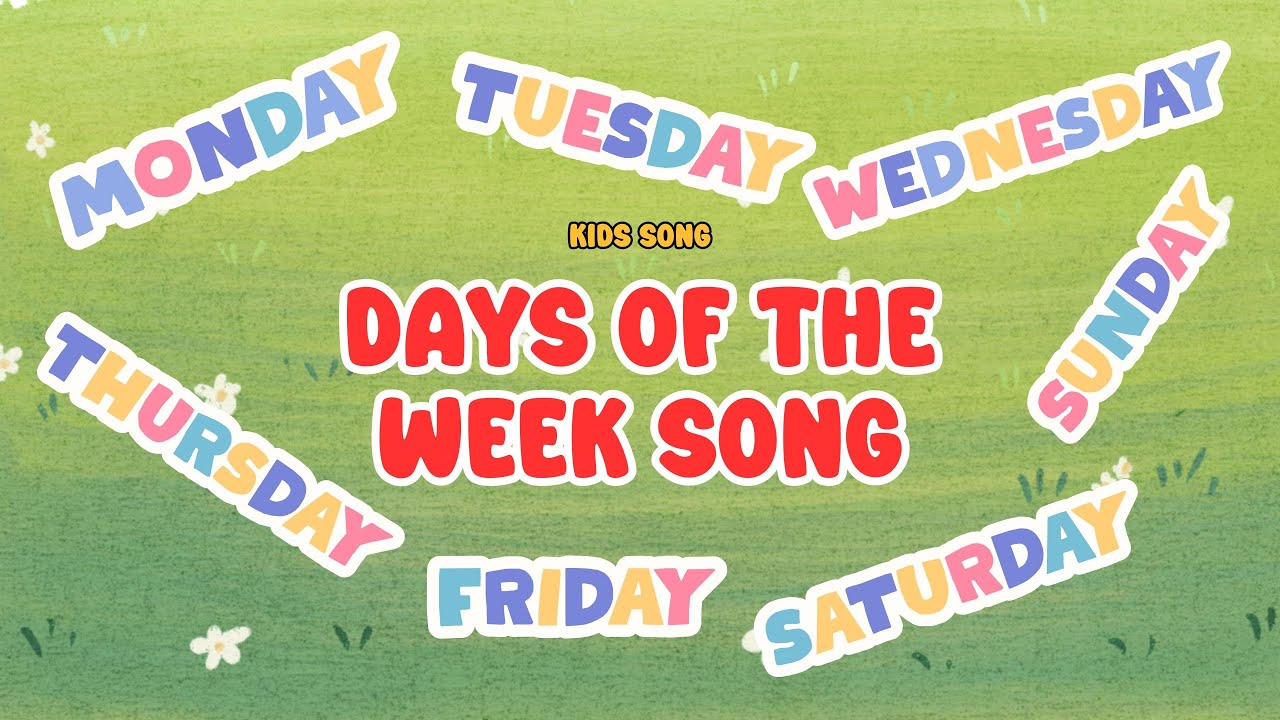 Days of the Week Song for Kids – Fun & Easy Learning with Bubby Kids ...