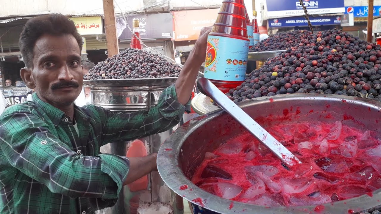 AMAZING FALSA SHARBAT | Phalsa Juice in Summer | Street Drink of ...