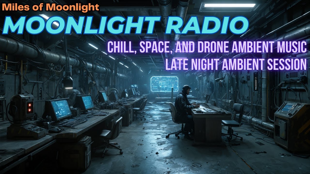 Moonlight Radio // Long-form music for focus // Chill, Space, and Drone ...