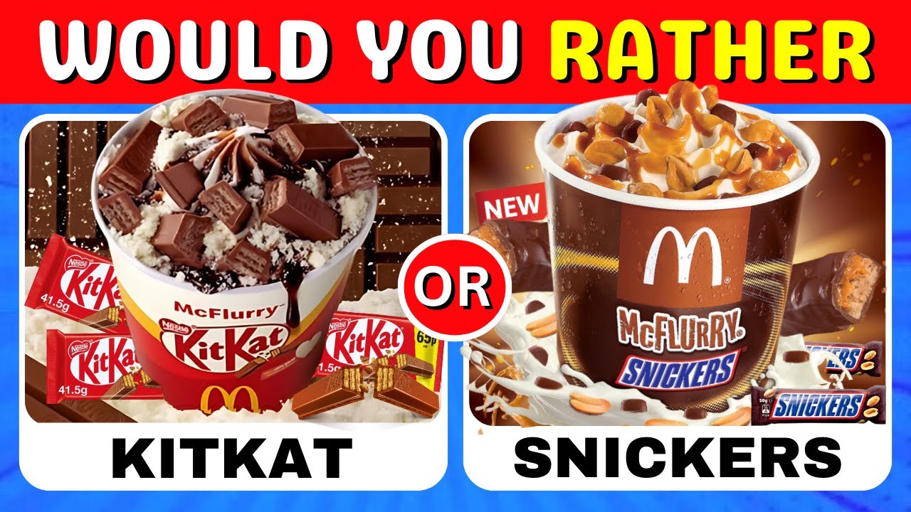 Would You Rather? Ice Cream & Sweet Editions 🍨🍫 - YouTube