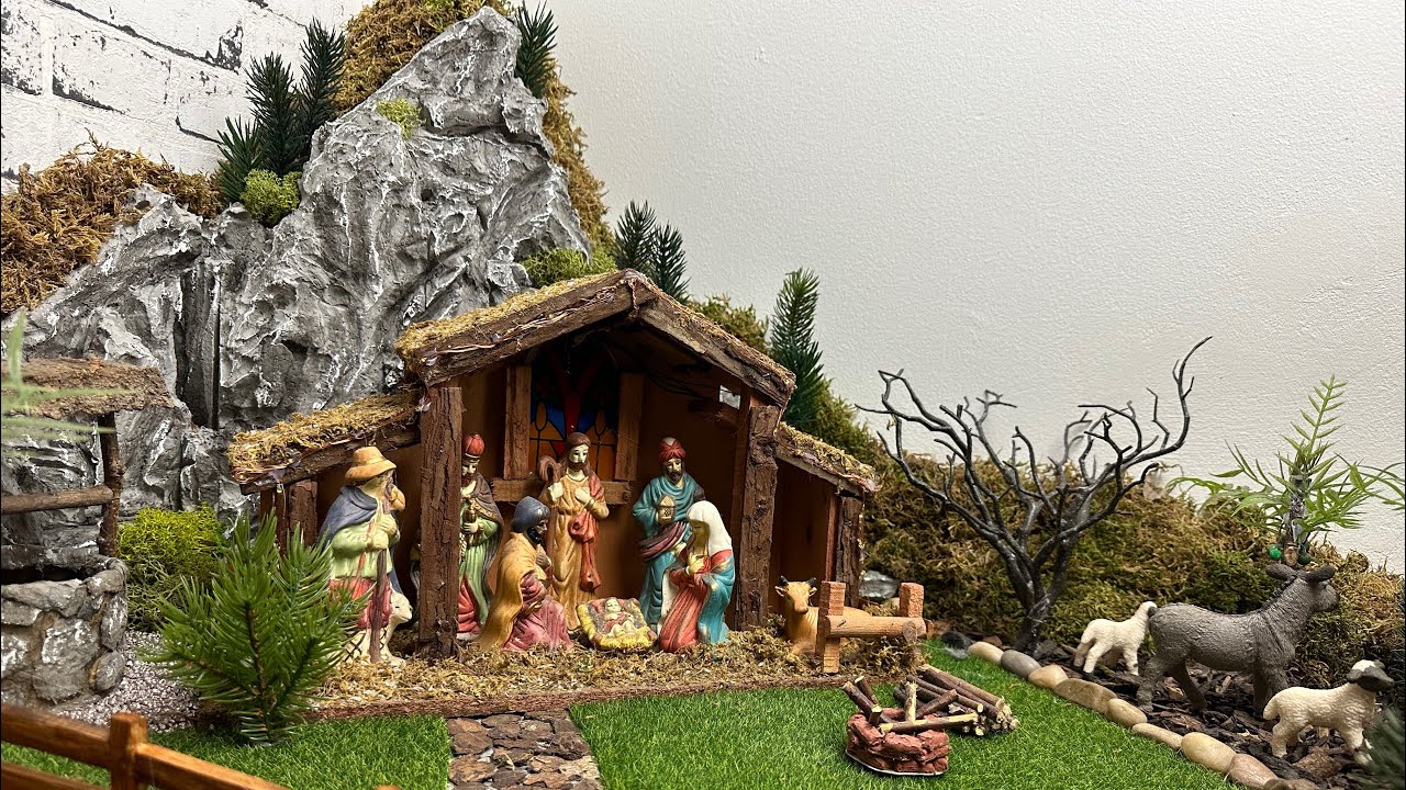 Diy Christmas Nativity Scene 80 x 270 cm || Simple and Easy Big ...