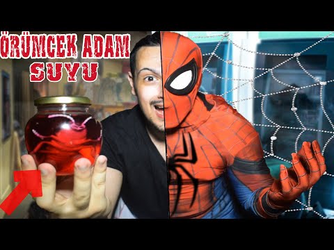 ÖRÜMCEK ADAMIN SUYUNU İÇTİM !! (ÖRÜMCEK ADAM OLDUM !!!)