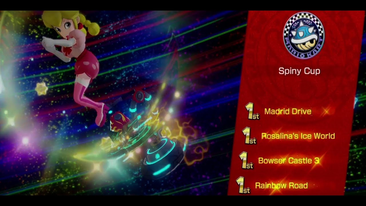 Mario Kart 8 Deluxe - Spiny Cup Walkthrough (DLC Wave 6) - YouTube