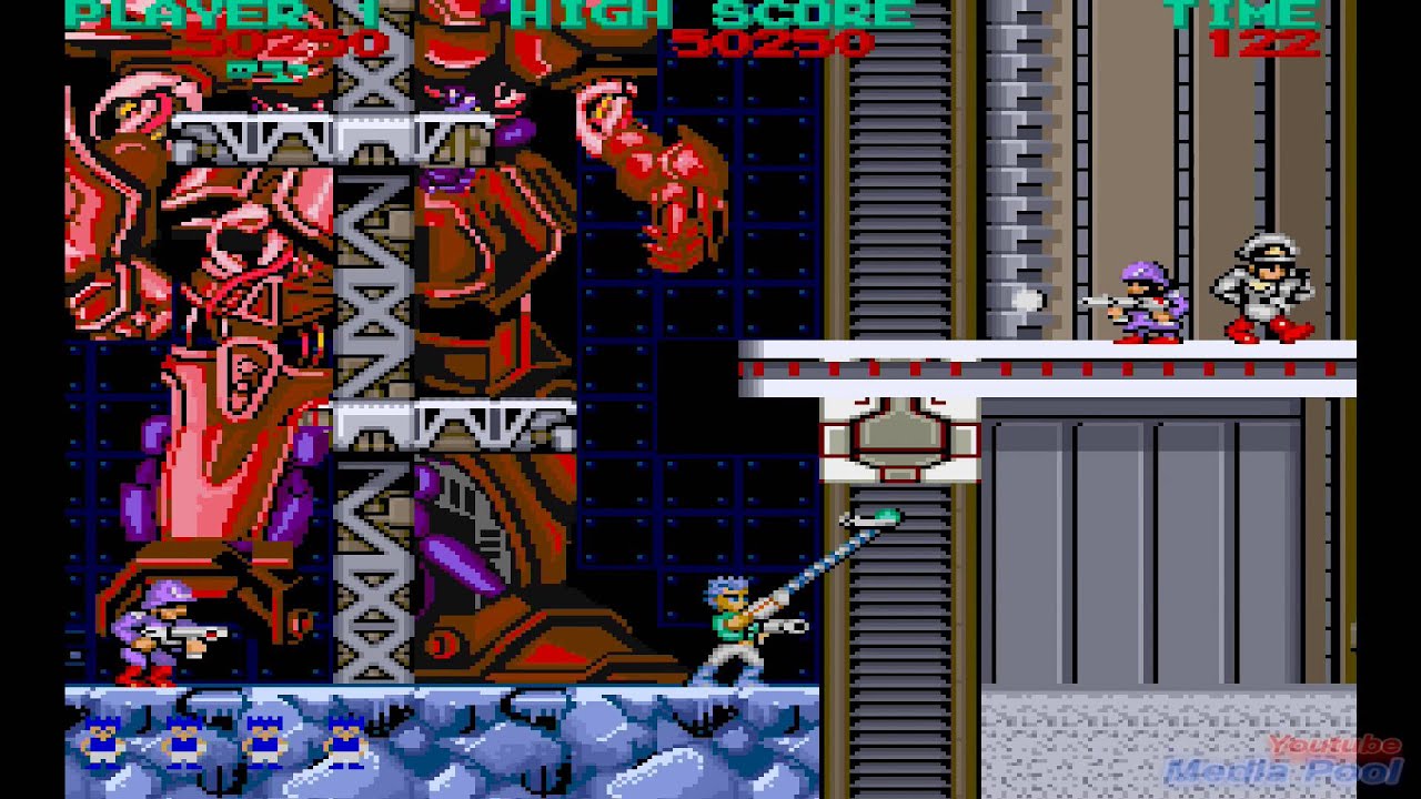 1987 Bionic Commando (Arcade) Game Playthrough Retro game - YouTube