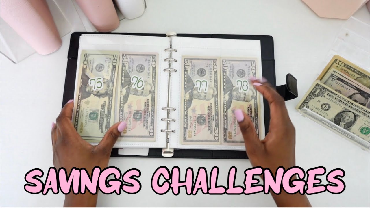 CASH STUFFING MY 100 ENVELOPE CHALLENGE| CHRISTMAS + GAMES SAVING ...