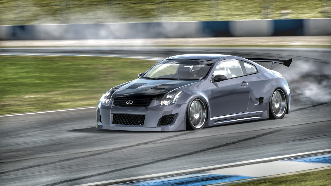 Infiniti G35 - Donington GP (Need For Speed Shift) - YouTube