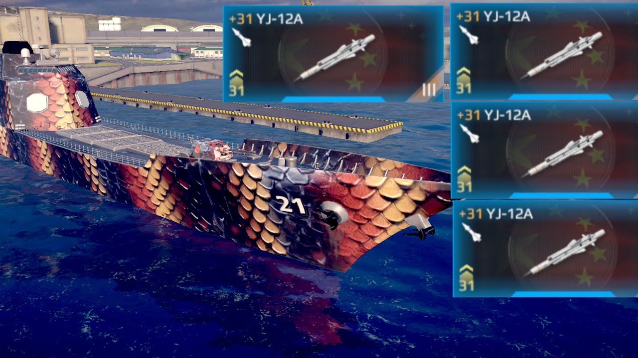 USS CG(X)-21 Loaded 4x YJ-12A Missiles to Annihilate them All in Modern ...