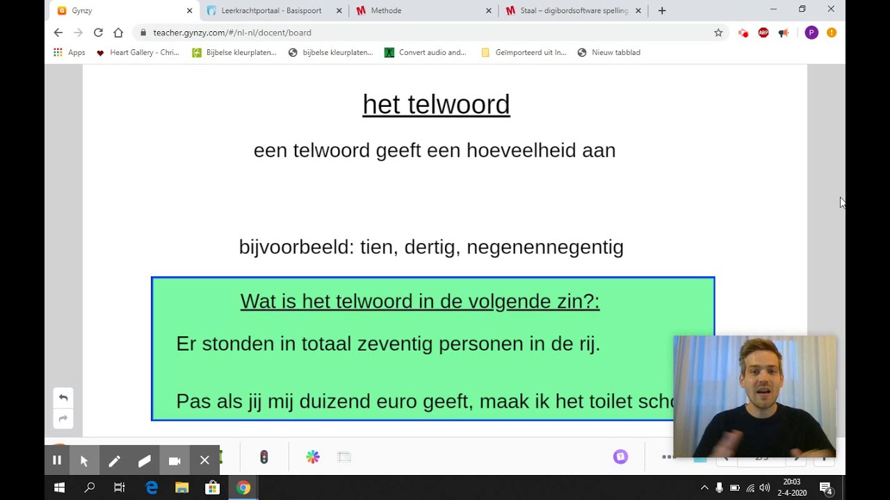 Spelling blok 8 week 1: lollywoord, telwoord en rangtelwoord - YouTube